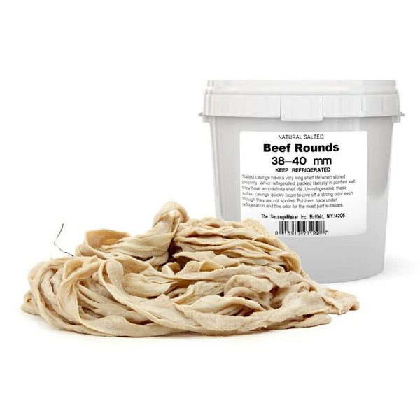 Natural Beef Rounds Casings 38-40mm for Sausage Making | The Sausage ...