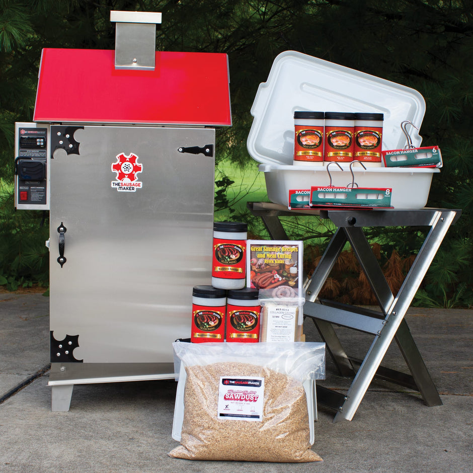 American-Made Electric & Gas BBQ Smokers - The Sausage Maker – The ...