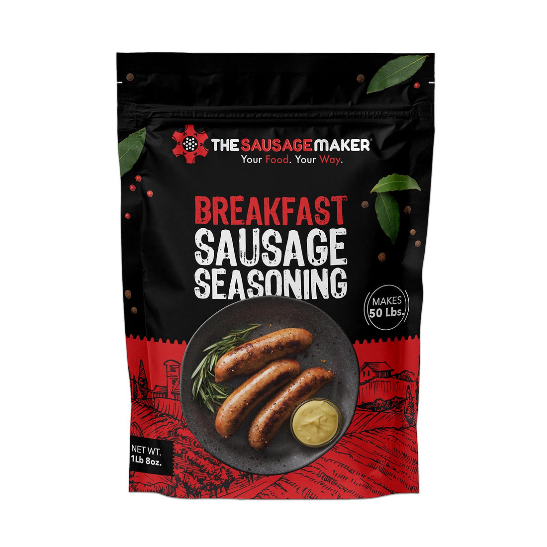 Breakfast Sausage Seasoning 1lb 8oz – The Sausage Maker