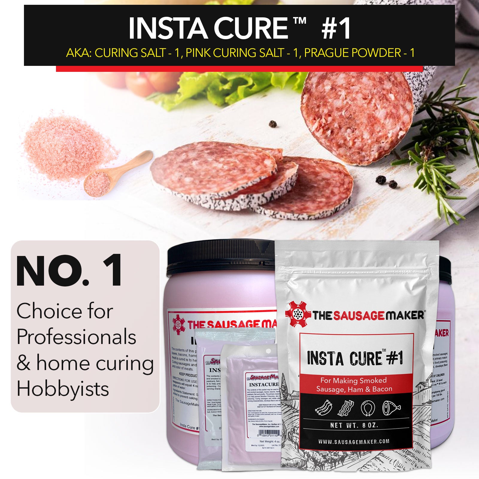 Insta Cure Pink Curing Salt #1: USDA-Approved Cure for Meats | The ...